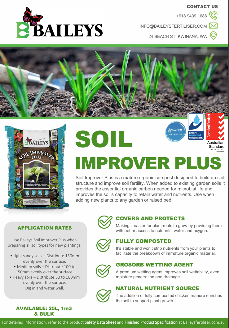 SOIL IMPROVER PLUS 25L – WA Farm Shop