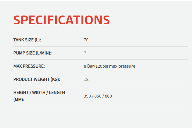 70L RAKPAK SMOOTHFLO PLUS – WA Farm Shop