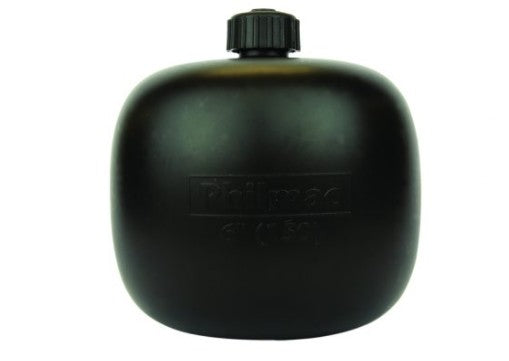 FLOAT PLAST 6" (150) CW BLACK - 5/16 THRD – WA Farm Shop