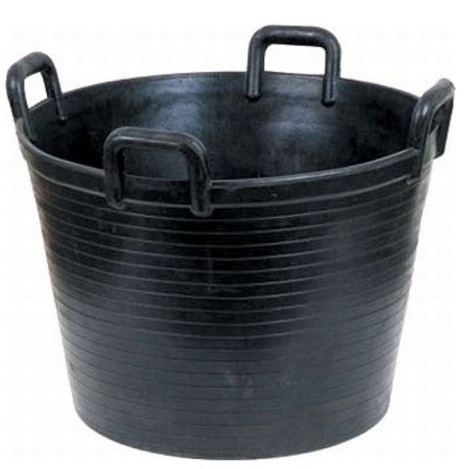 FEED TUB RECYCLED RUBBER 37 LTR 2 HANDLE – WA Farm Shop